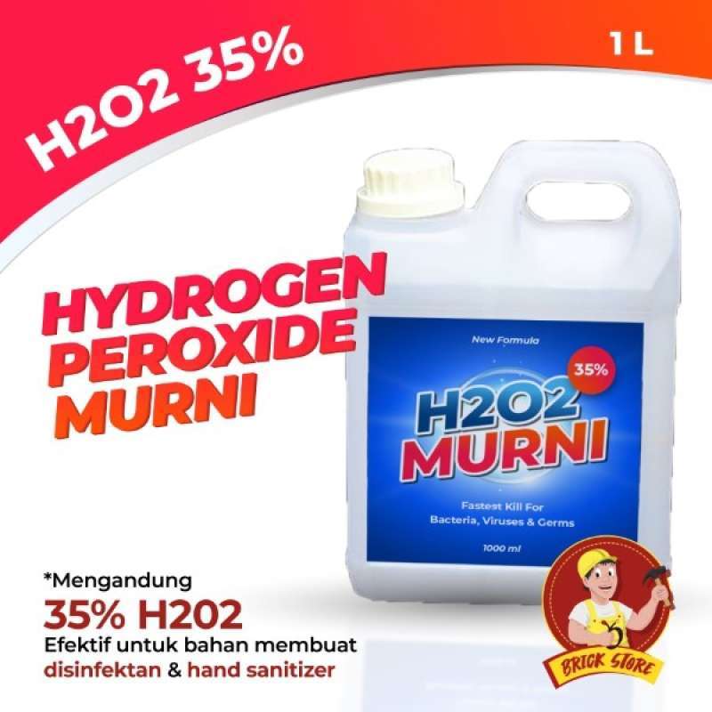 Jual H2O2 35% 35 % 1 liter hidrogen peroksida hydrogen peroxide 1L 1 L ...