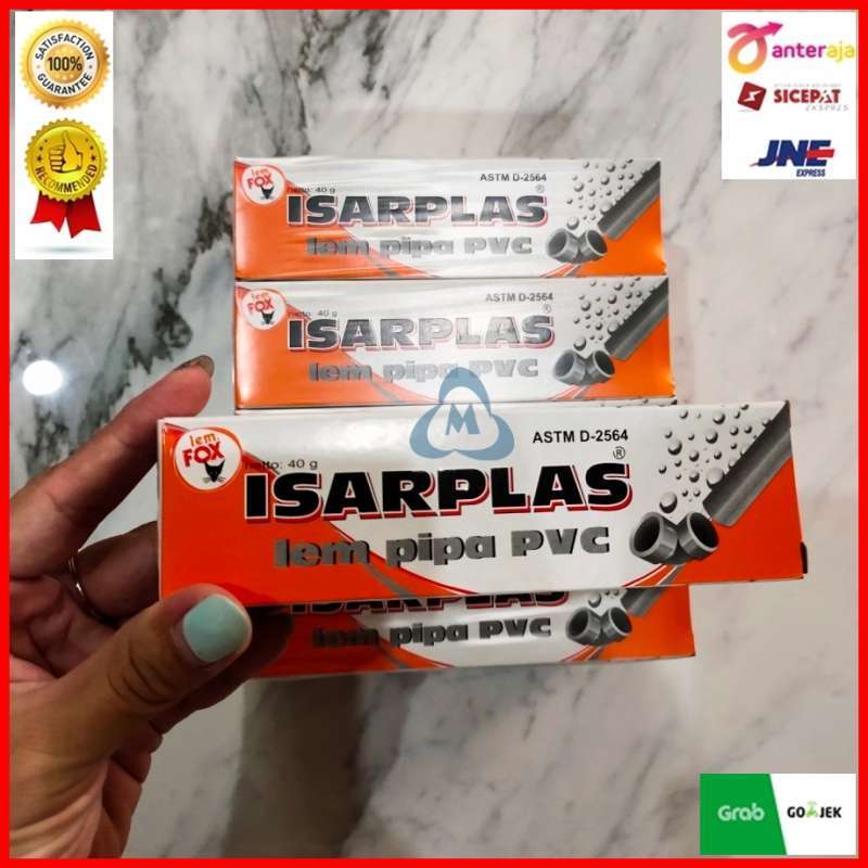 Jual Lem Pralon ISARPLAS TUBE 40 Gr - Lem Pipa PVC ISARPLAS TUBE di ...