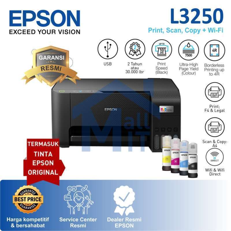 Jual Diskon-PRINTER EPSON L3250 L-3250 L 3250 PENGGANTI L3150 L-3150 ...