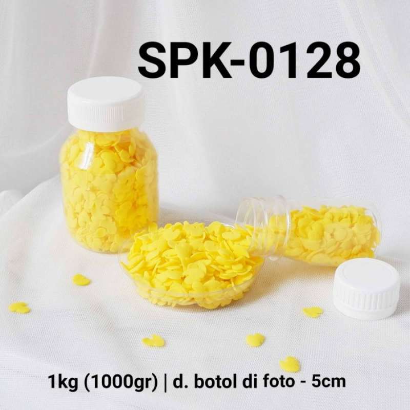 Promo SPK-0128 Sprinkles sprinkle sprinkel 1kg 1 kg kilo bebek kuning ...