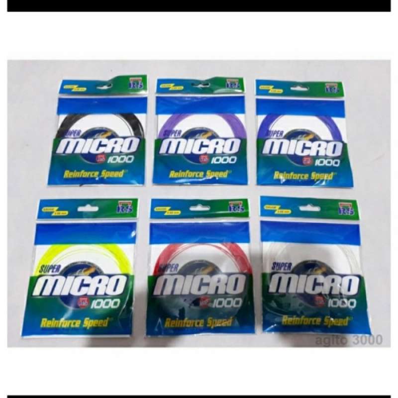 Promo SENAR RAKET BADMINTON REINFORCE SPEEDS SUPER MICRO 1000 ORIGINAL ...