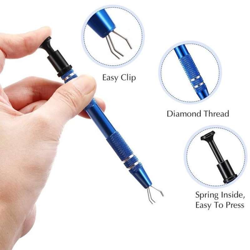 Jual MECHANICAL KEYBOARD STEM HOLDER / CLAM SWITCH FOR LUBING - Hitam ...