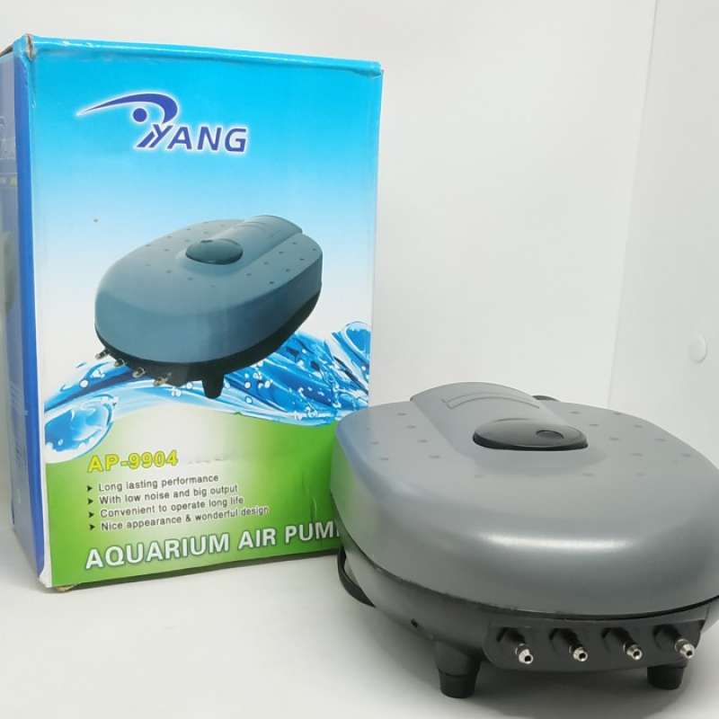 Promo Pompa Aerator Pompa Udara Aquarium 4 Output Yang AP-9904 Diskon ...