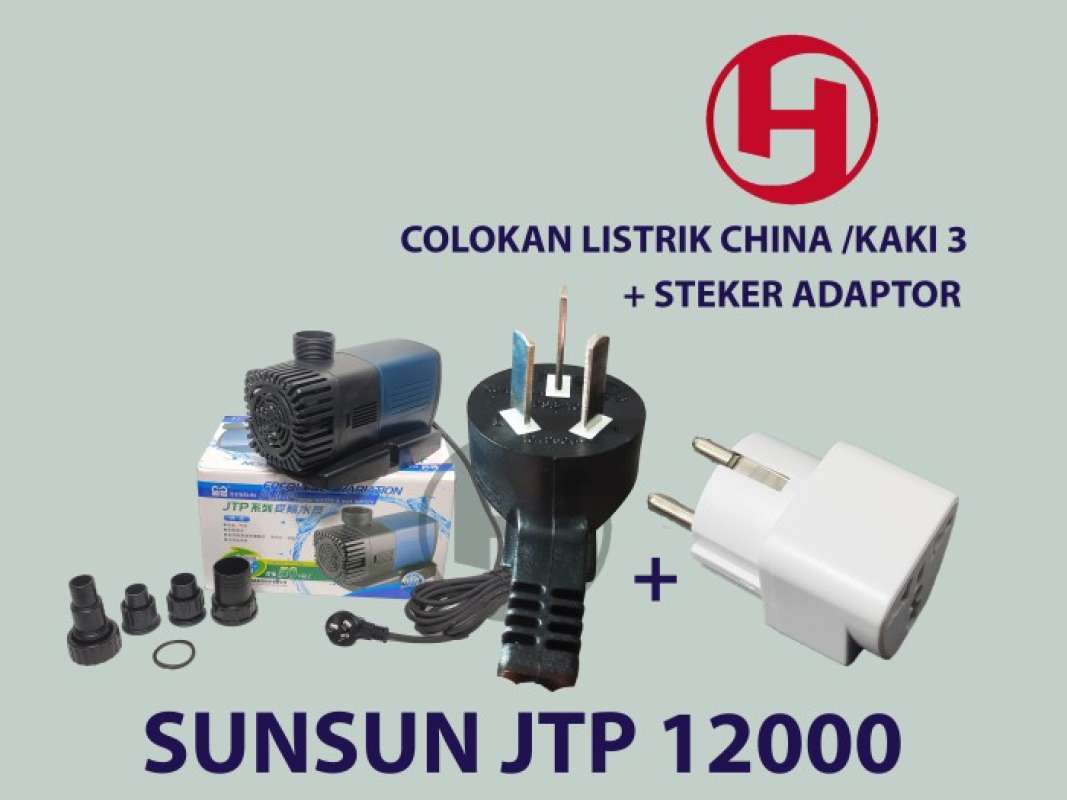 Promo SUNSUN JTP 12000 POMPA CELUP KOLAM AQUARIUM CHINA VERSION STEKER ...