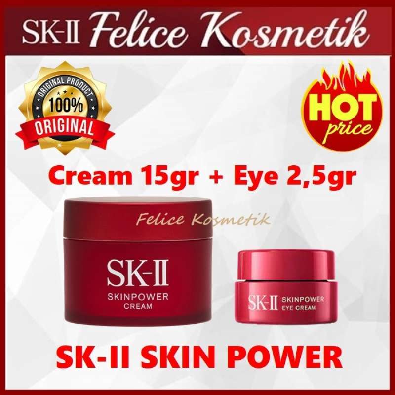 Jual SK-II SKII SK II SKINPOWER CREAM SKIN POWER EYE CREAM ANTIAGING CREAM di Seller Alfa ...