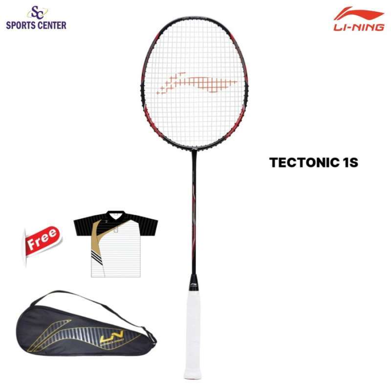 Jual New Raket Badminton Lining Tectonic 1S / 1 Swift Series White Gold ...