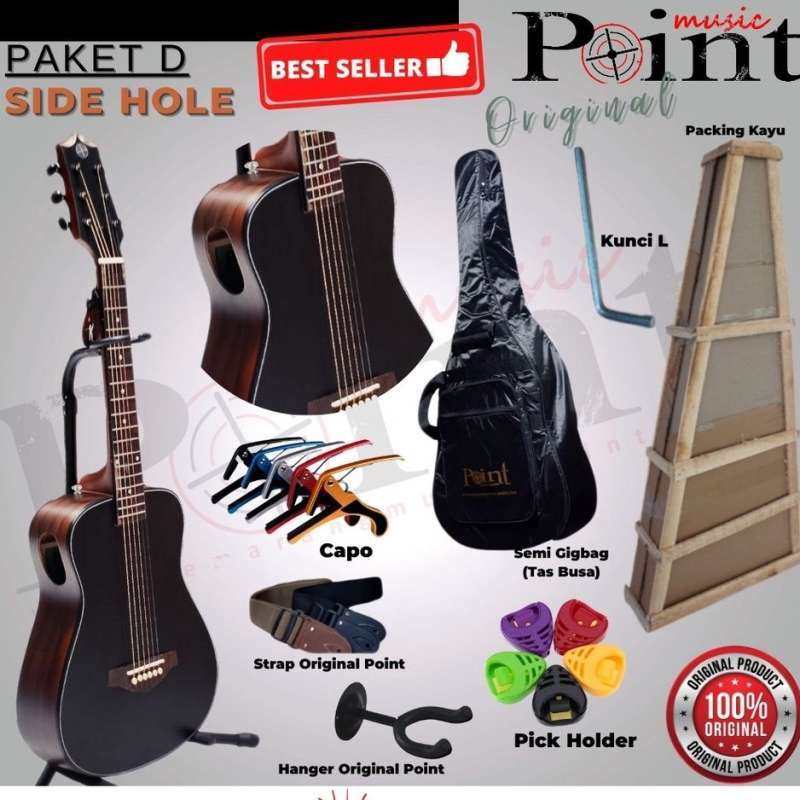 Promo Gitar Junior mini 3/4 akustik dan akustik elektrik Original Point ...