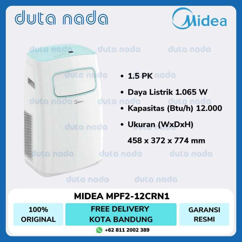 Jual MIDEA AC PORTABLE 1.5PK MPF2-12CRN1 di Seller Duta Nada Official Store - Kota Bandung, Jawa ...