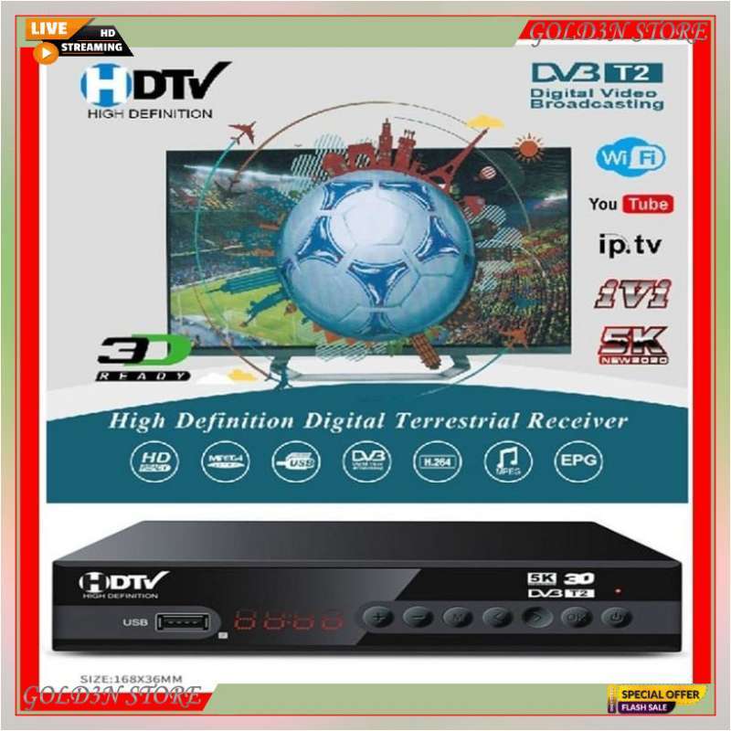 Jual Set Top Box Tv Digital Dvbt2 Menangkap Siaran Digital Indonesia ...