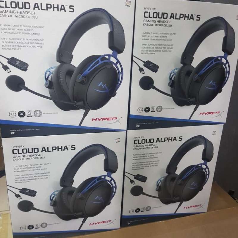 Jual Kingston Hyperx Cloud Alpha S Gaming Headset For Pc Include ...