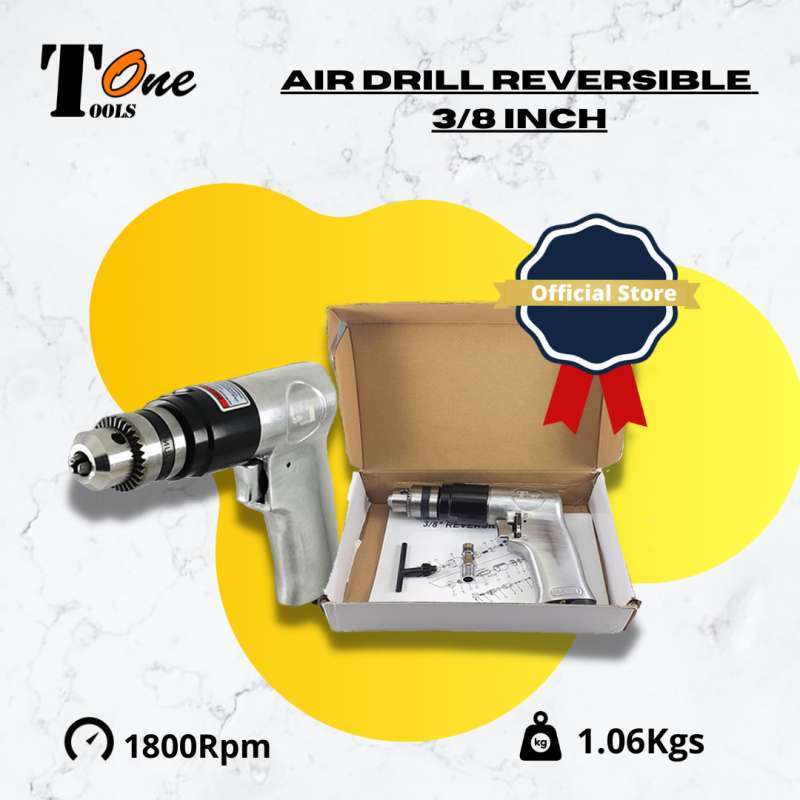Promo Air Drill 3/8 Inch Reversible Mesin Bor Angin di Seller Perkakas ...