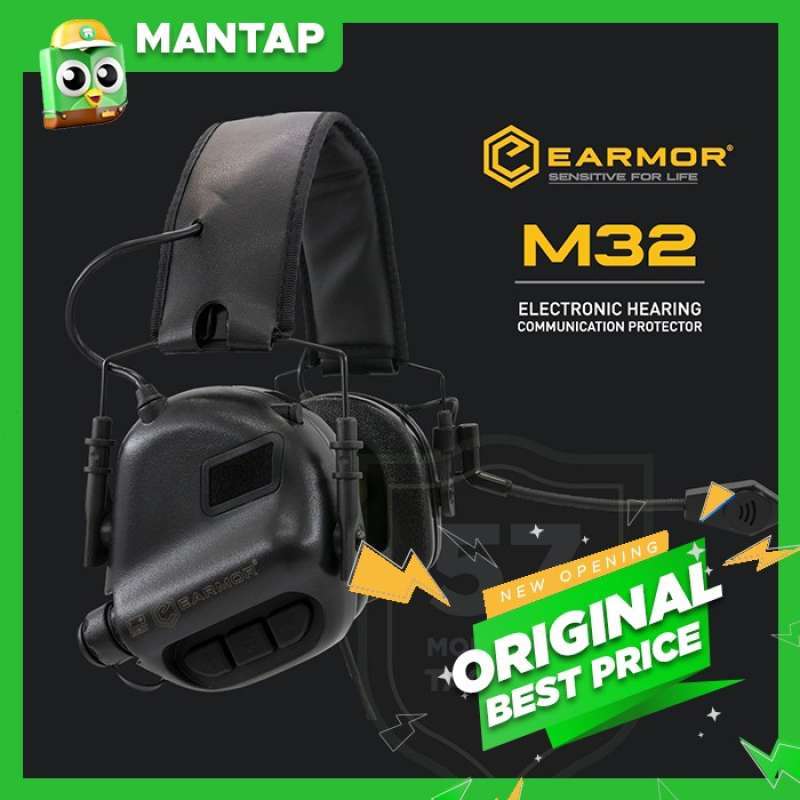 Jual EARMOR Tactical Ear Protection Earmor M32 MOD3 IPSC Electronic ...
