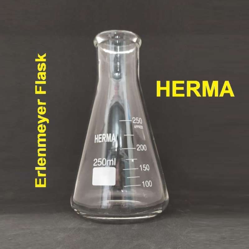 Promo Erlenmeyer Flask 200 Ml, Labu Erlenmeyer Herma Diskon 38% Di ...