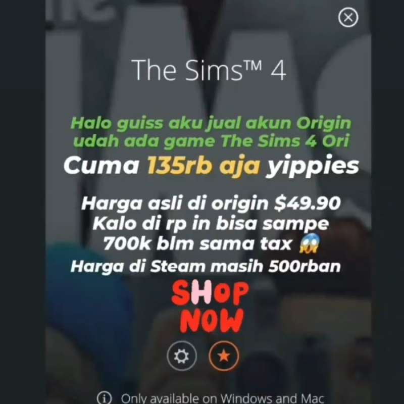 Jual The Sims 4 PC via Origin di Seller Silvanna - Kapuk Muara, Kota ...