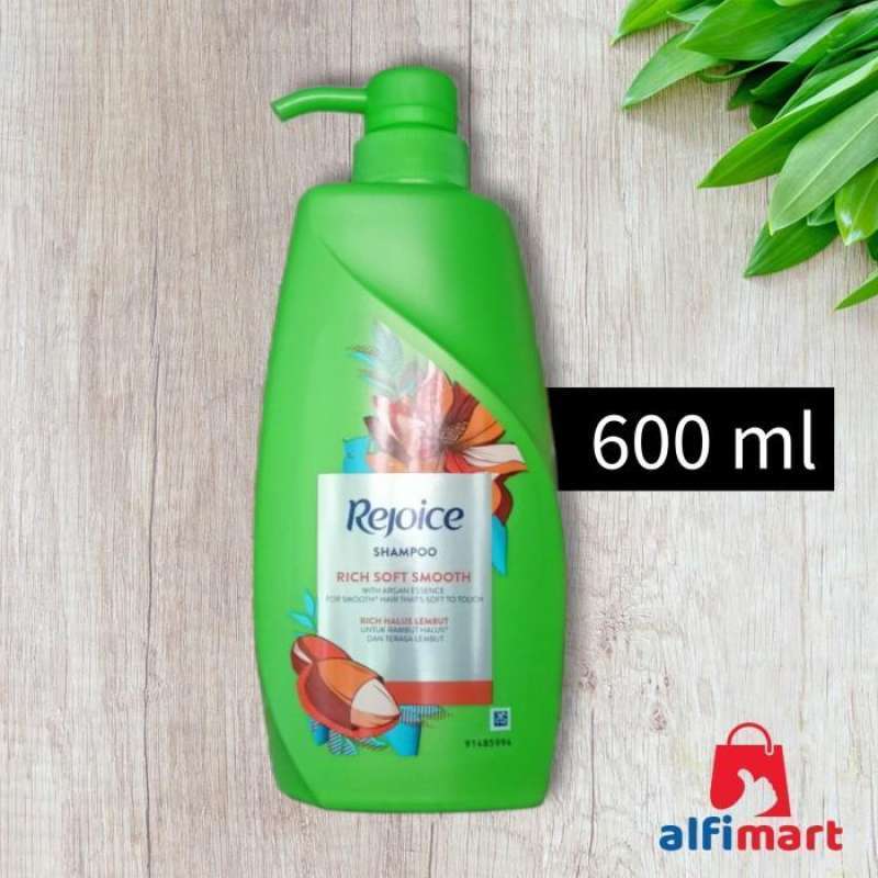 Jual Rejoice Shampoo Rich Soft & Smooth Halus Lembut pump 600ml 600 ml / Shampo Rejoice 600ml di ...