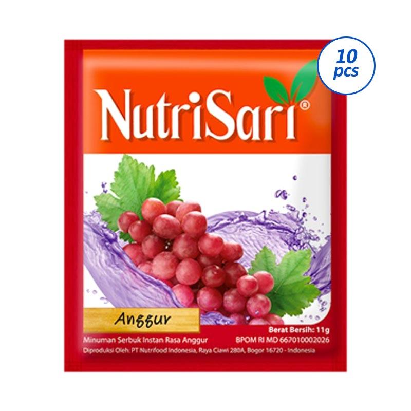 Jual Nutrisari Rasa Anggur Minuman Bubuk [11 g/ 10 Sachet] di Seller ...