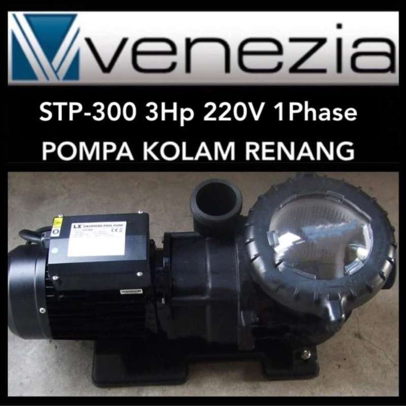 Jual Pompa Air Kolam Renang 3hp Venezia STP-300 3HP 1Phase Swimming ...