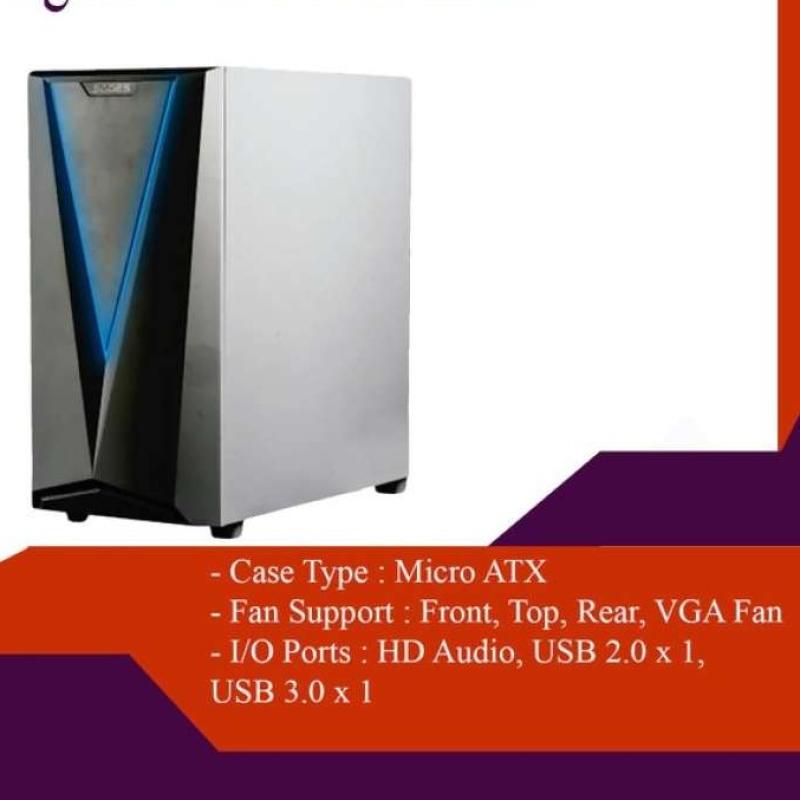 Jual PC Case Sades Hawk Black / White micro ATX | Casing CPU Komputer ...