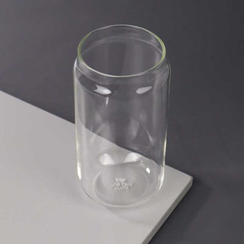 Promo Glo - One Two Cups Gelas Minuman Kaleng Borosilicate Glass 550ml ...