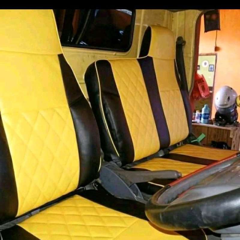 Jual sarung jok mobil canter,. raggasa, isuzu elf traga, elf macan ...