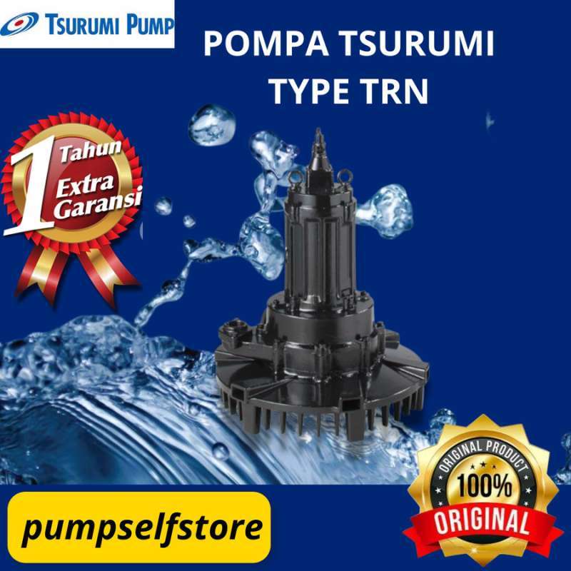 Jual Mesin Pompa Listrik Pendorong Tekanan Air Pompa Tsurumi 50 TRN 43. ...