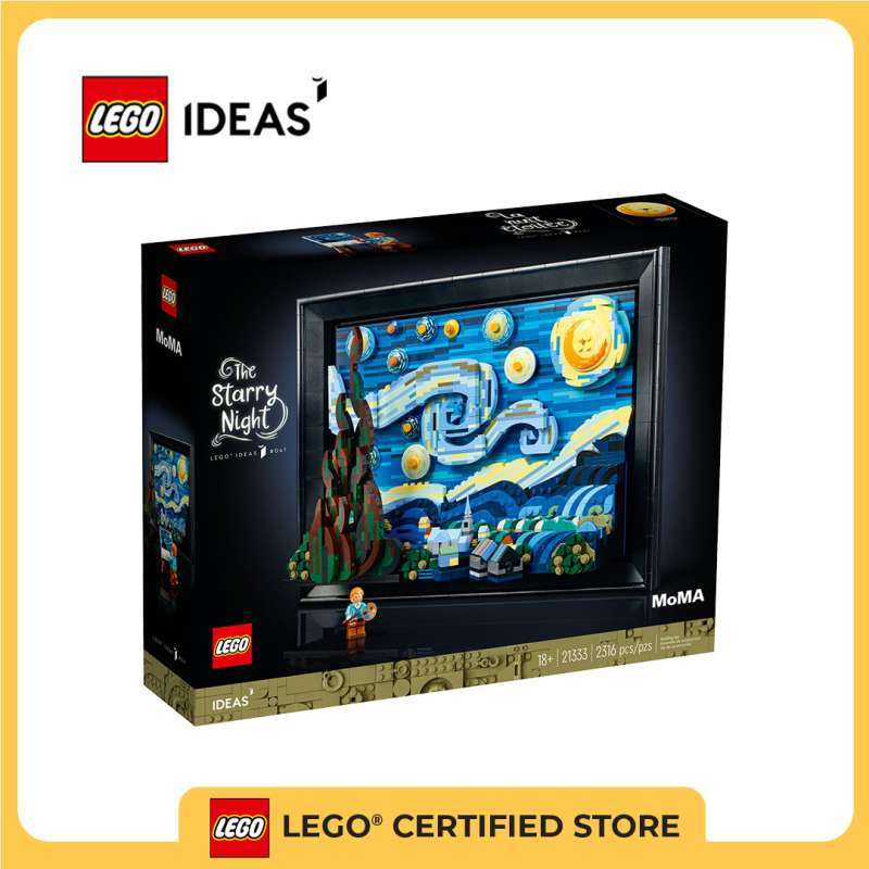 Jual LEGO 21333 IDEAS Vincent van Gogh - The Starry Night di Seller ...