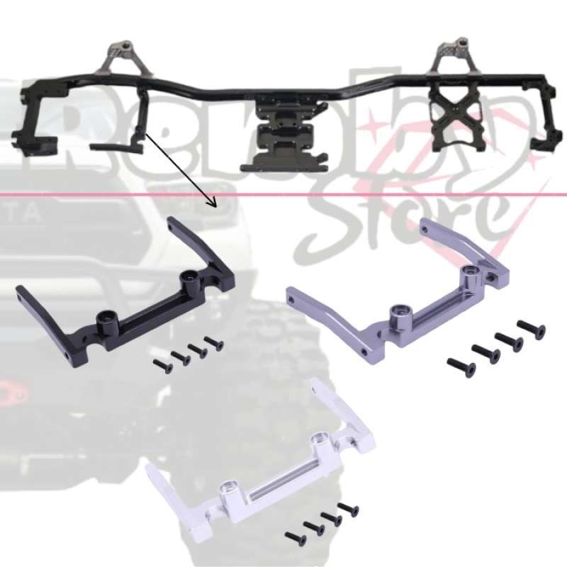 Promo Metal mount Receiver Box chassis brace fixed Axial Scx10i/Ii Rc 1 ...