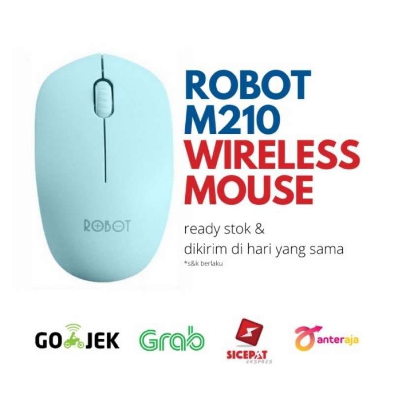 Jual Robot M210 Wireless Mouse Garansi Resmi Berkualitas di Seller De ...
