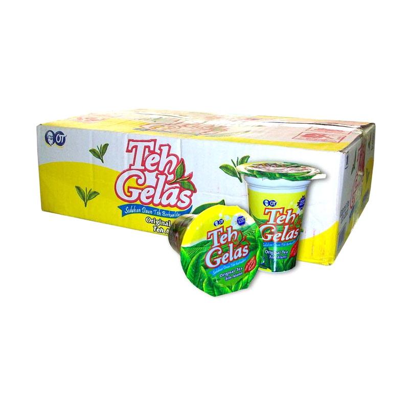 Jual Teh Gelas Original Cup Minuman Teh Instan [180 mL/ 24 pcs/ Karton ...