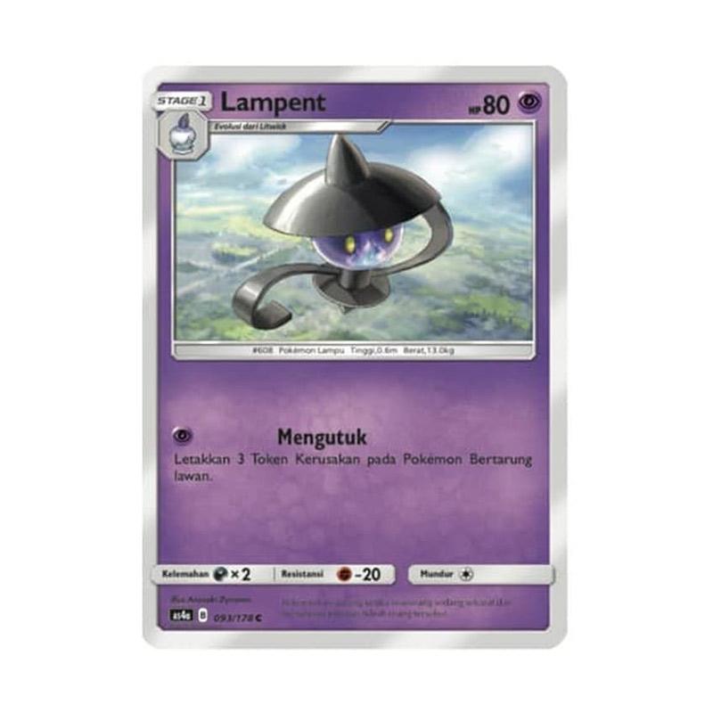 Jual Pokemon Lampent AS4a 093-178 C Card Game di Seller Cryotech Card ...