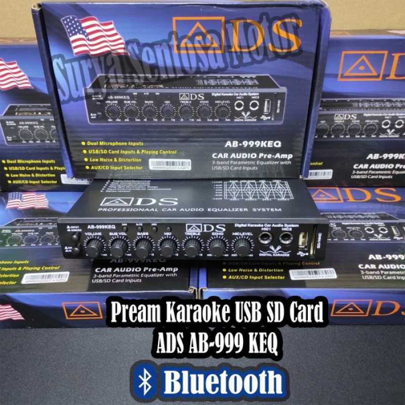 Promo Preamp Bluetooth Karaoke Mobil Usb Sd Card Ads Ab-999 Keq ...