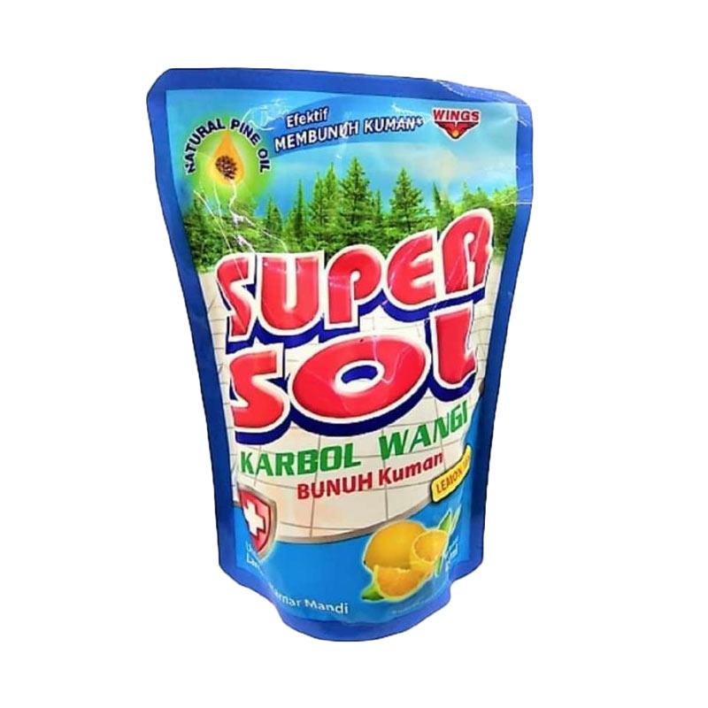 Jual SUPERSOL Karbol Pembersih Lantai [800 mL/ Pouch] di Seller Dede ...