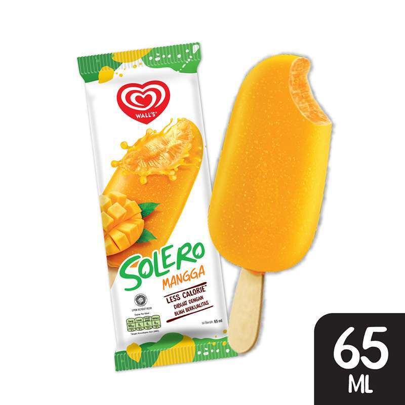 Jual WALL'S Solero Fruit Ice Cream Mangga 65 ml di Seller Alfamidi ...