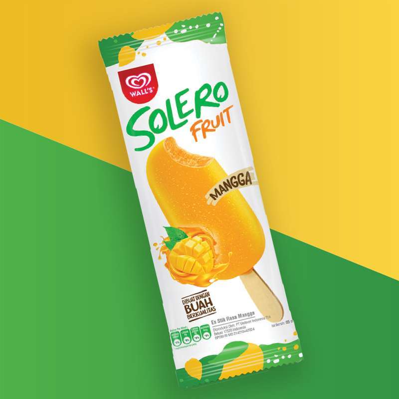 Jual WALL'S Solero Fruit Ice Cream Mangga 65 ml di Seller Alfamidi ...