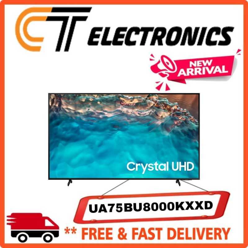 Promo Samsung Led Smart Tv 75BU8000 UA75BU8000KXXD UA75BU8000 75 Inch BU8000 Crystal UHD 4K 2022 ...