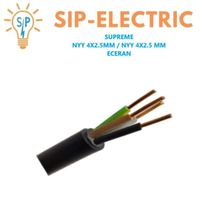 Jual KABEL SUPREME NYY 4X2 5 MM HITAM TUNGGAL KAWAT 4X2 5 MM ECERAN 1