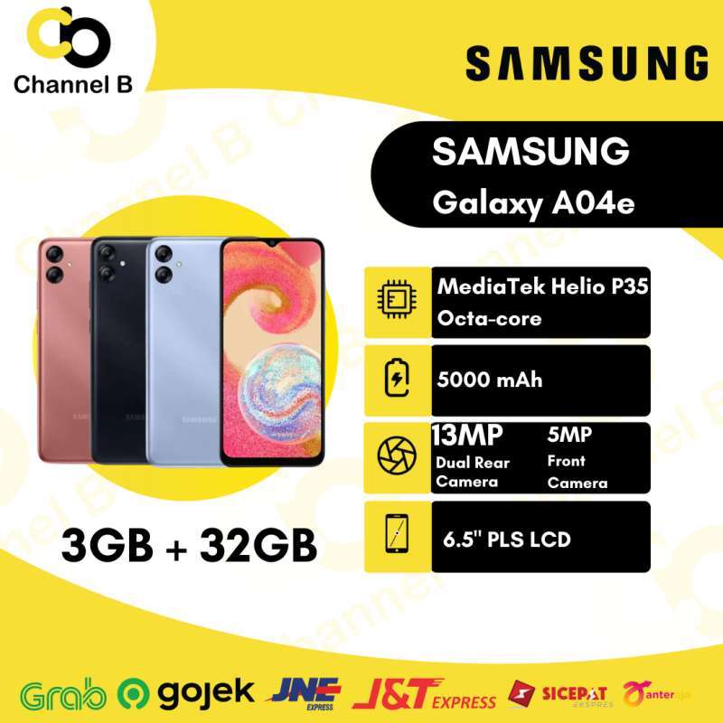 Promo Samsung Galaxy A04e [ 3GB / 32GB ] Smartphone - Garansi Resmi - Green Diskon 1% di Seller ...