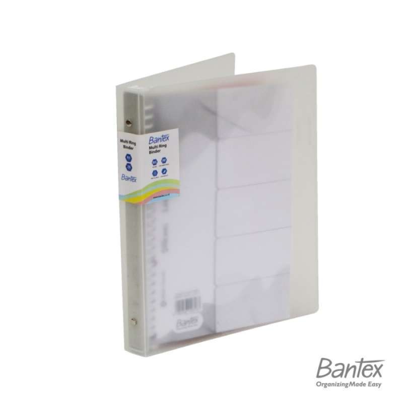 Jual Bantex B5 Trendy Multi Ring Binder 26 Hole Transparent 3126 08 di ...