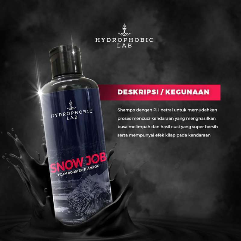 Jual Shampoo Mobil Hydrophobic Snow Job Sabun Cuci Mobil Dan Motor Hydrophobic Lab Di Seller Hg ...