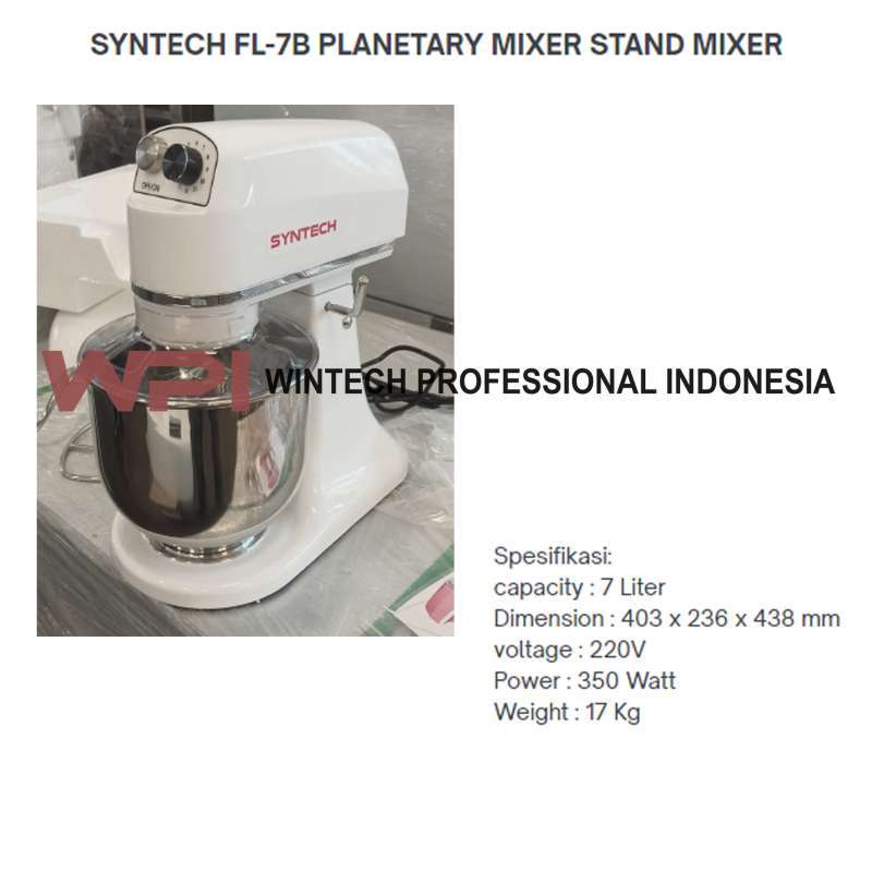 Jual Syntech Fl-7b Planetary Mixer Stand Mixer Kue Roti Kapasitas 7 ...