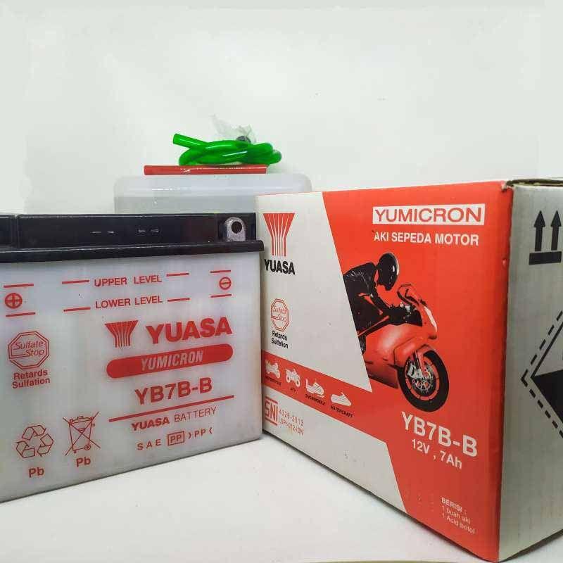 Jual Yuasa YB7B-B-BA Yumicron Aki Motor [12 V/ 7Ah] di Seller Berkat Akur Nanjaya - PT. Berkat ...