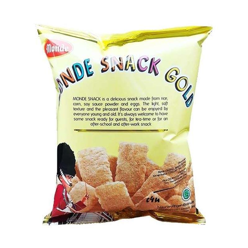 Promo Monde Snack GOLD Ekstrudat Renyah Cemilan [50 g] Diskon 5% di ...