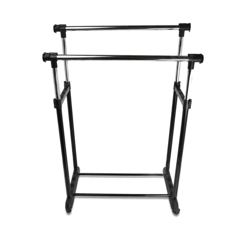 Promo Krisbow Double Stand Hanger Rak Pakaian with Roda Diskon 56% di ...