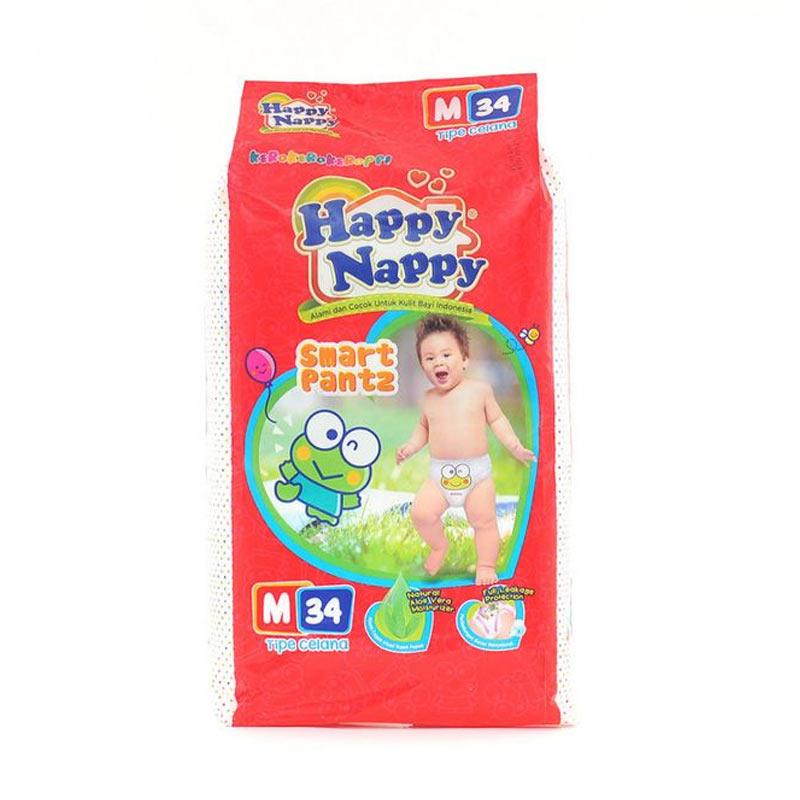 Jual Happy Nappy Pants Popok Bayi [size M/ 34 Pcs] Di Seller Boss Baby ...