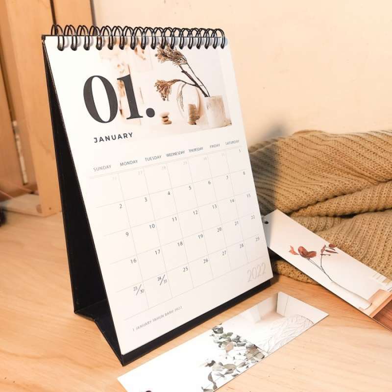 Jual Jual Kalender Meja 2022 Minimalis 02 Premium / Desk Calendar ...