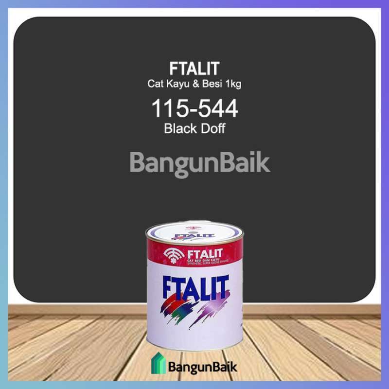 Jual Kansai Ftalit 544 Black Doff 1Kg / Cat Kayu Dan Besi Ftalit 115 ...