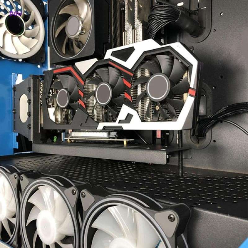 Jual YI987 DOU GPU Bracket Extension Holder PC PCIe Vertically Graphics ...