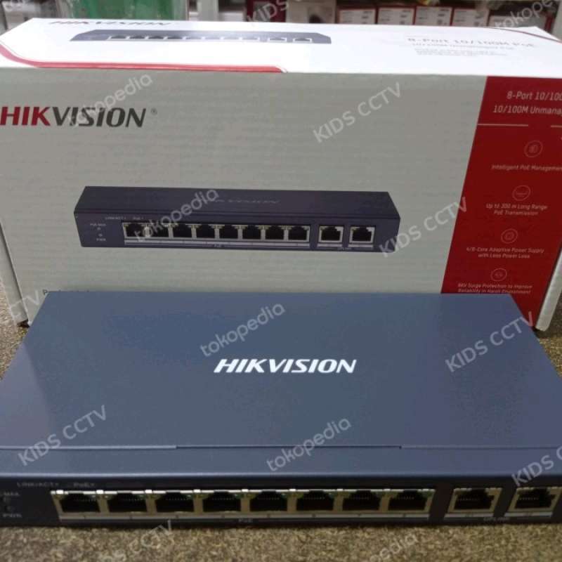 Jual HIKVISION POE DS-3E0310P-E/M 8 Port POE + 2 Port Uplink di Seller ... Jual HIKVISION POE DS-3E0310P-E/M 8 Port POE + 2 Port Uplink di Seller ...