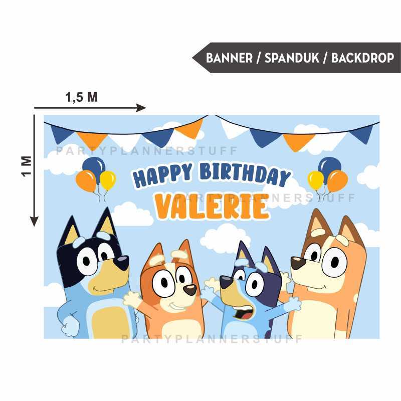 Jual Banner ulang tahun tema bluey / spanduk ultah anak tema bluey ... Jual Banner ulang tahun tema bluey / spanduk ultah anak tema bluey ...