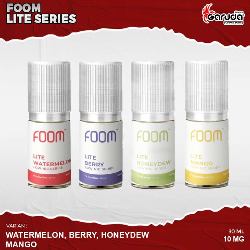 Jual Liquid Saltnic Lite Series Foom 30ml 10mg Bercukai Di Seller ...